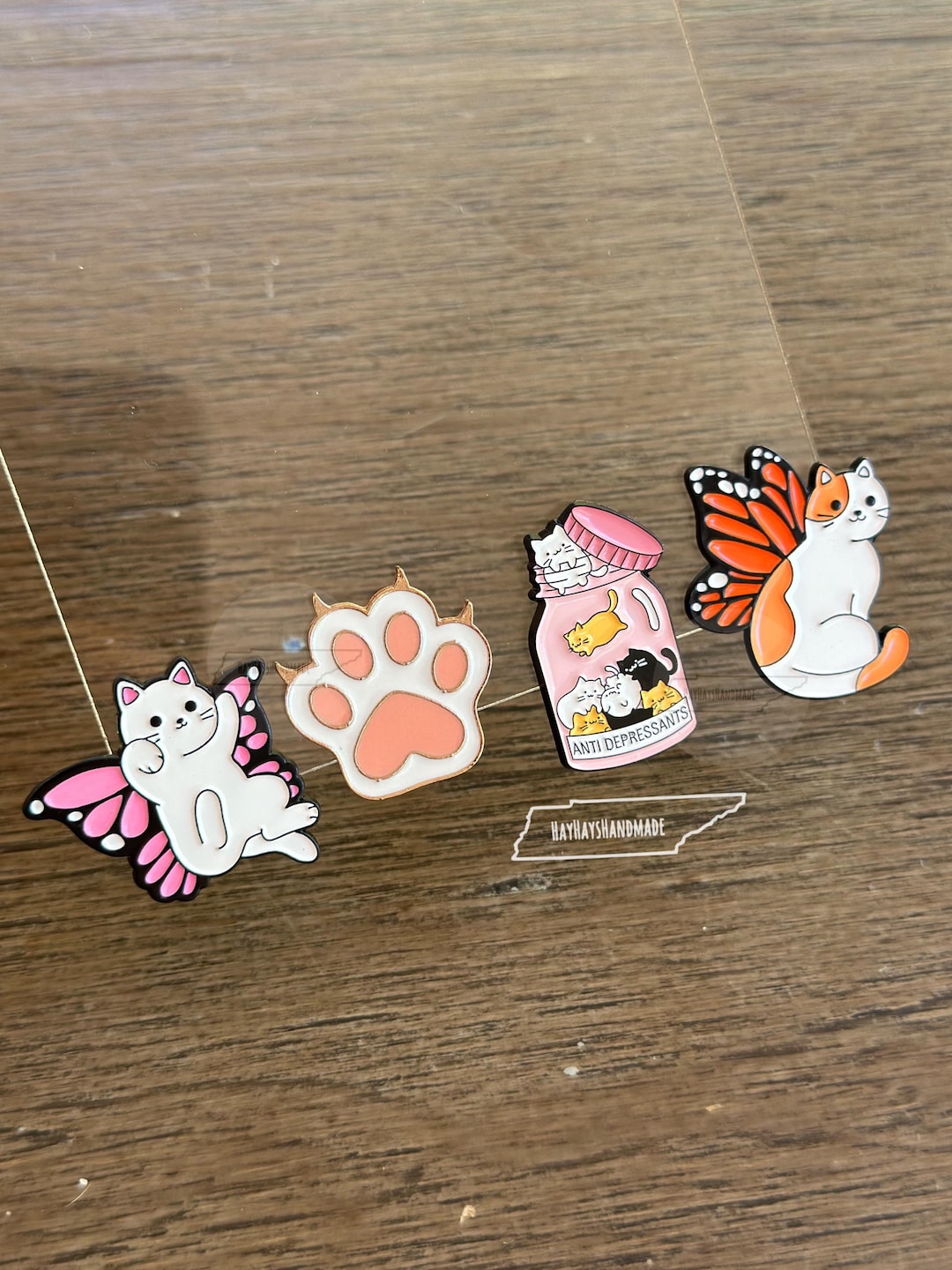 Cute Cat Pin | Enamel Pins | Lapel Pin | Pin for Badge Buddy | Kitten ...