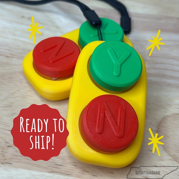 Bluey Yes No Button - Etsy