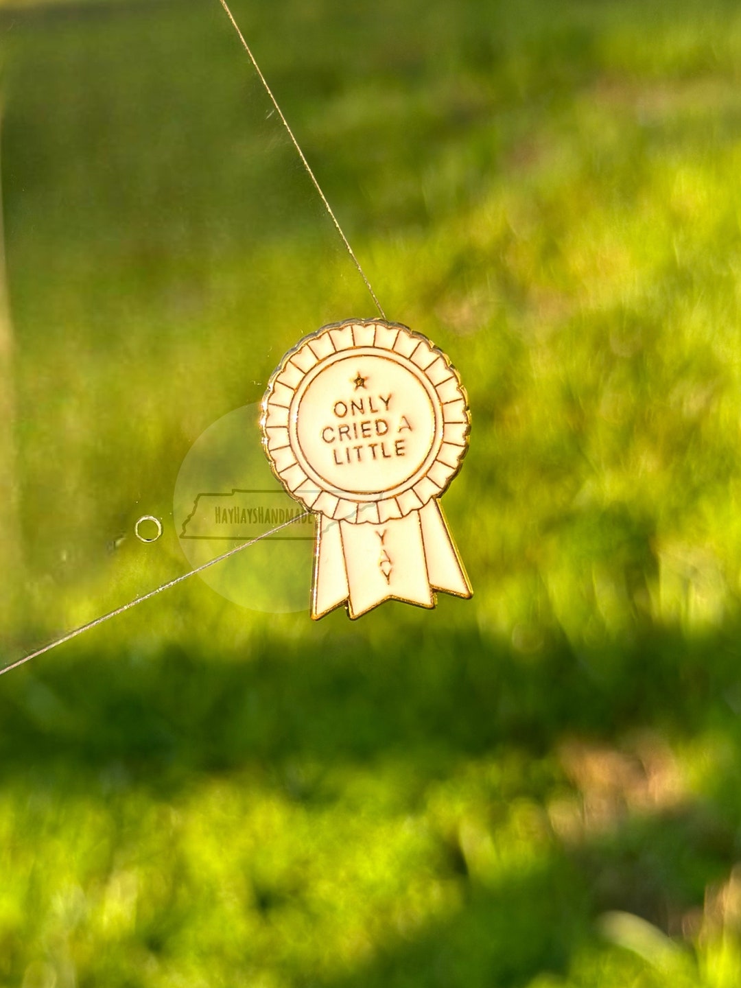 Only Cried a Little Pin Enamel Pins Lapel Pin Pin for Badge Buddy - Etsy