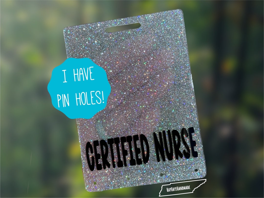Pin Holder Glitter Extremely Lightweight Badge Buddy | Badge Buddy for ...