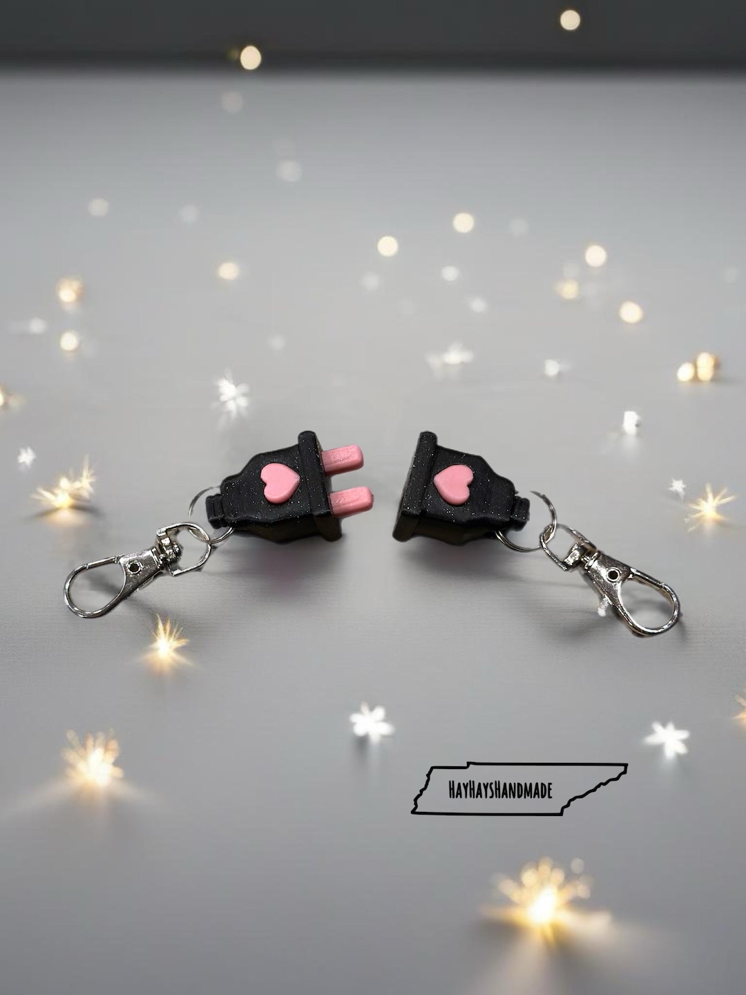Plug and Socket Heart Keychain | Gift for Valentine’s Day | Best Friend ...