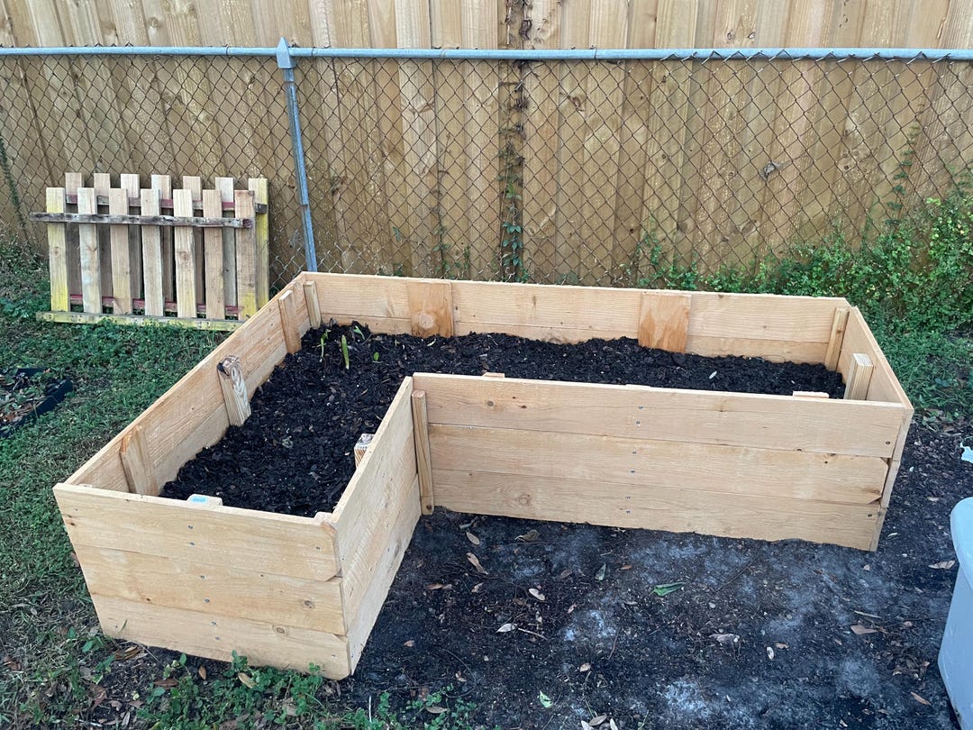 L Shaped Planter Plans Only Etsy