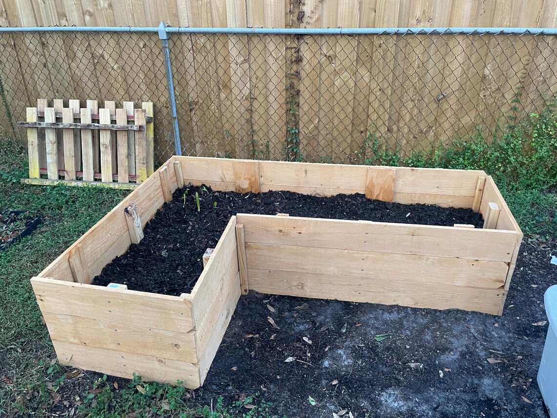 L Shaped Planter (plans Only) - Etsy