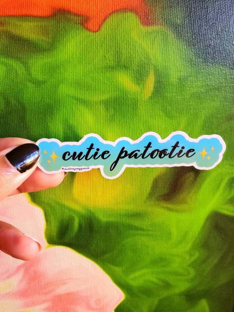 Cutie Patootie Sticker - Etsy