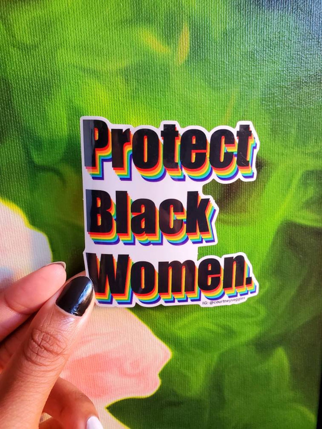 Protect Black Women Sticker - Etsy