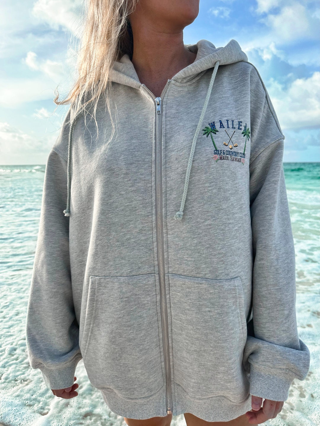 Wailea Zip-up Hoodie - Etsy