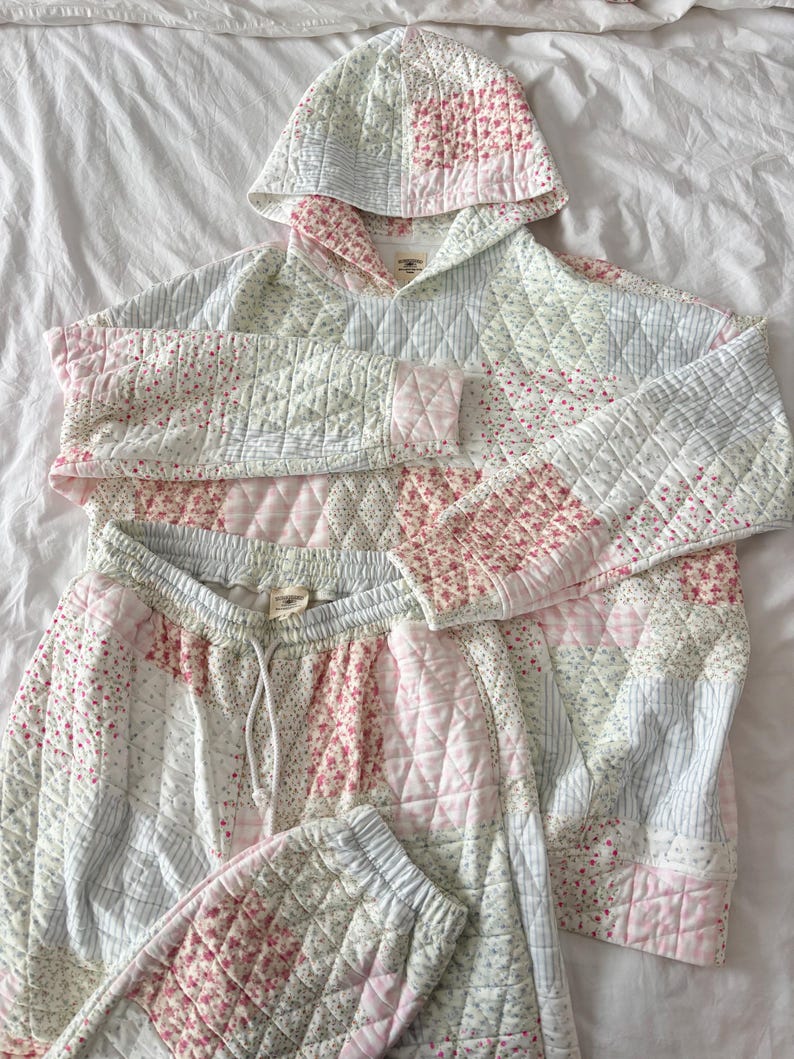 Quilted Pastel Joggers - Etsy