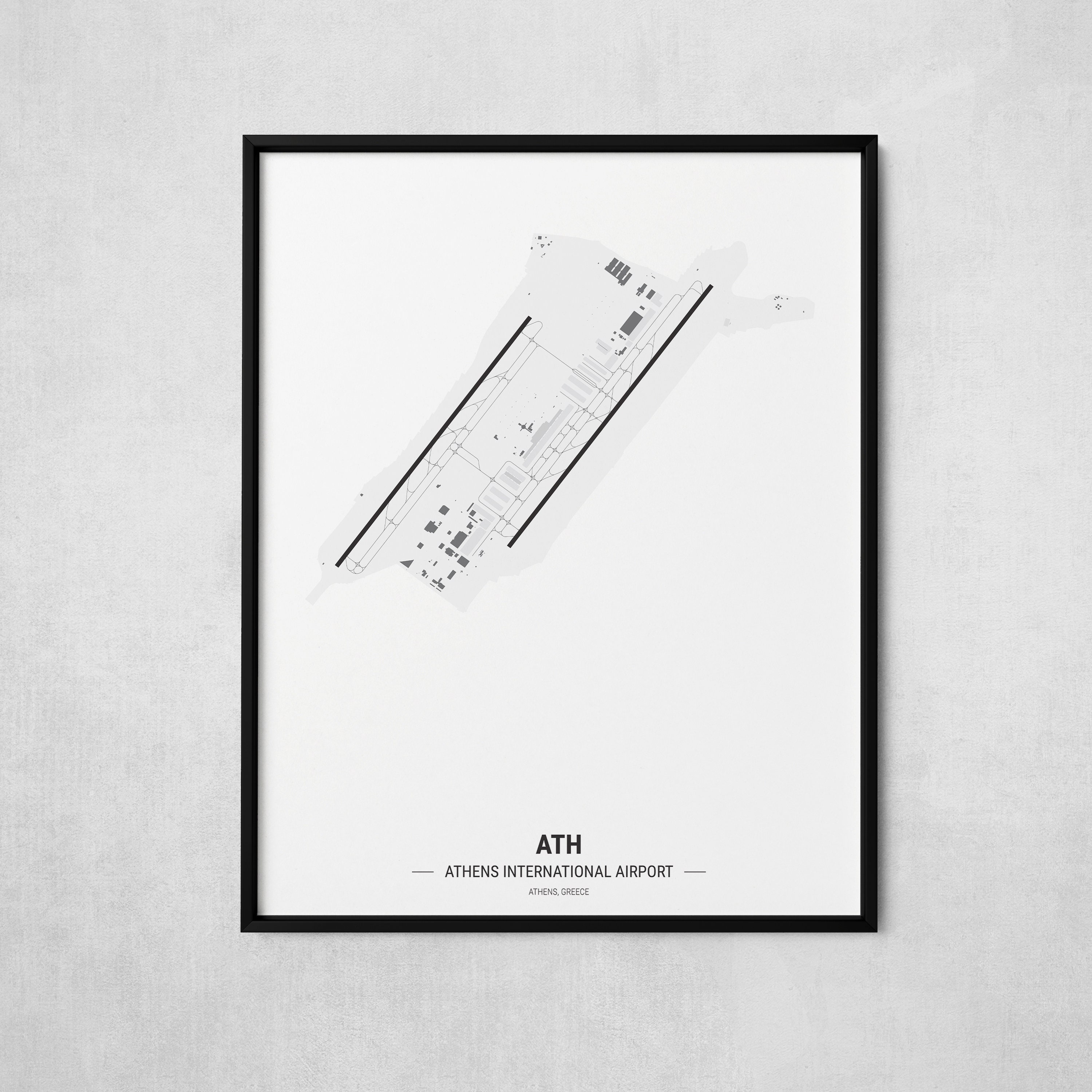 Athens International Airport Map