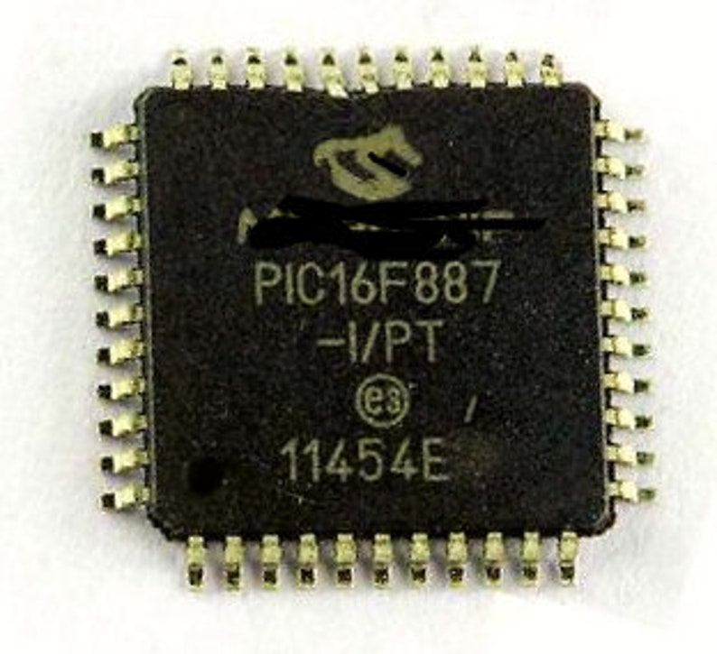 PIC16F887, 8-bit Microcontroller, 4 PCS, Microchip,electronics Projects ...