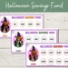 Halloween Mini Savings Challenge Printable Halloween Savings - Etsy