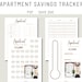 Apartment Savings Tracker 5k Sinking Fund Printable Apartment ...