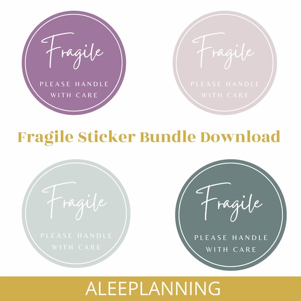 Buy Handle With Care Sticker Online In India - Etsy India