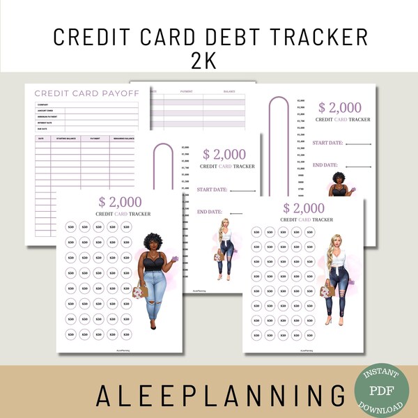 Debt Tracker - Etsy