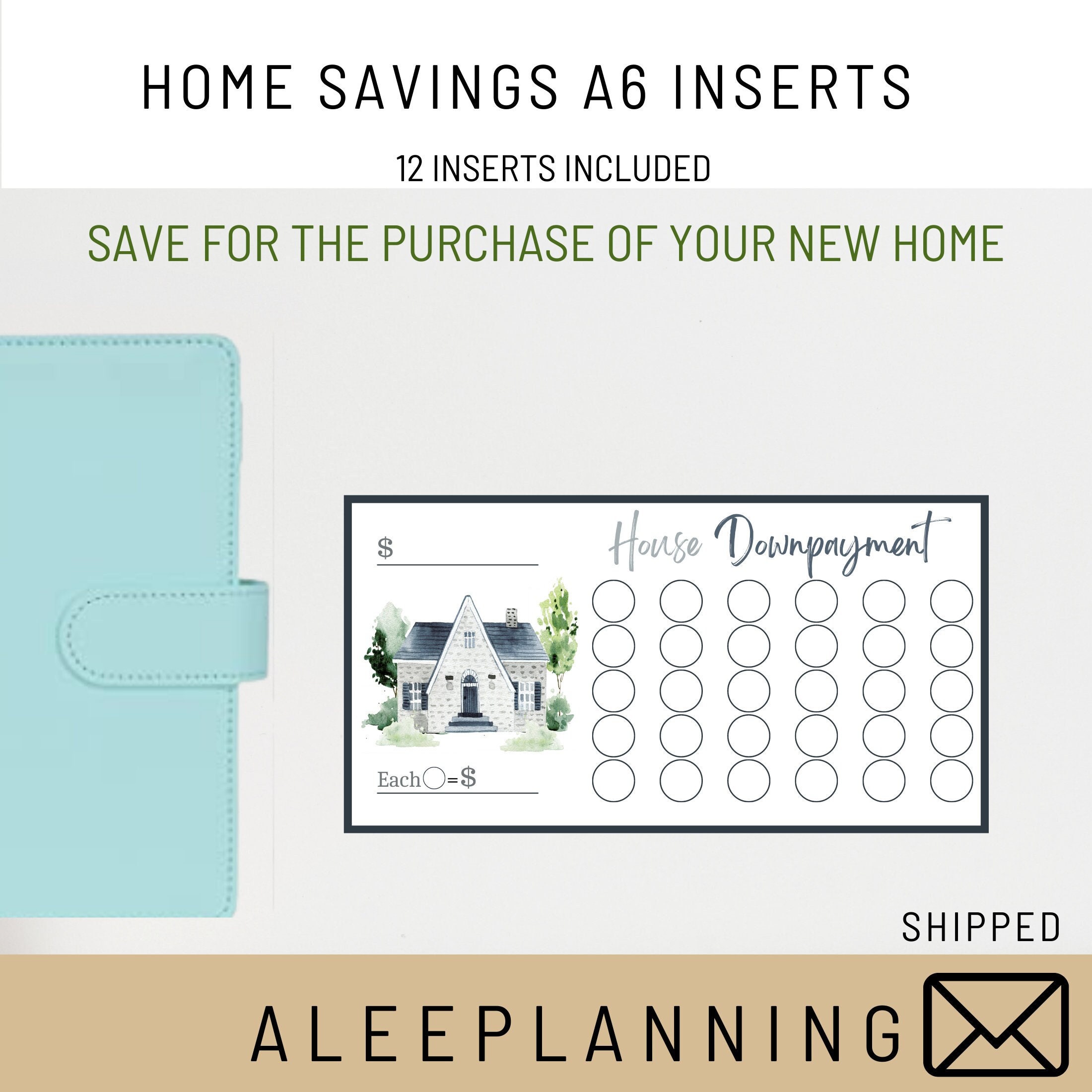 Home Savings Inserts House Savings Challengedownpayment Savings House ...