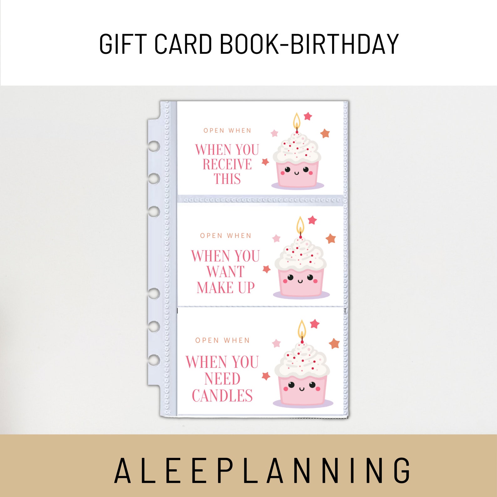 Gift Card Album Birthday Birthday Gift Gift Card Book Multiple Gift ...