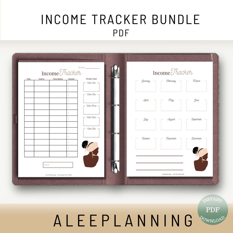 Income Log Income Sheet Passive Income Income Tracker Self Employed ...