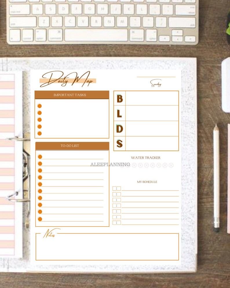 Fall Daily Planner Bundle Printable Daily Organizer - Etsy