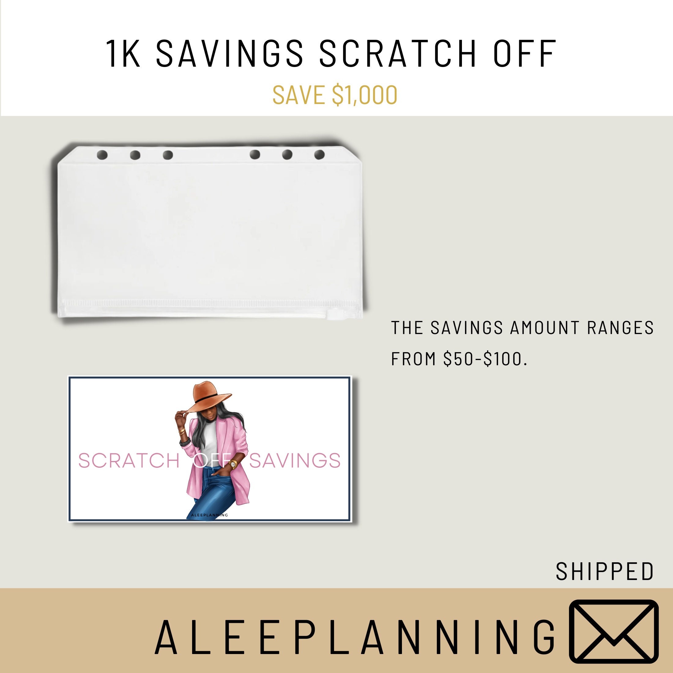 1000 Scratch off Savings Challenge scratch and Save Money - Etsy