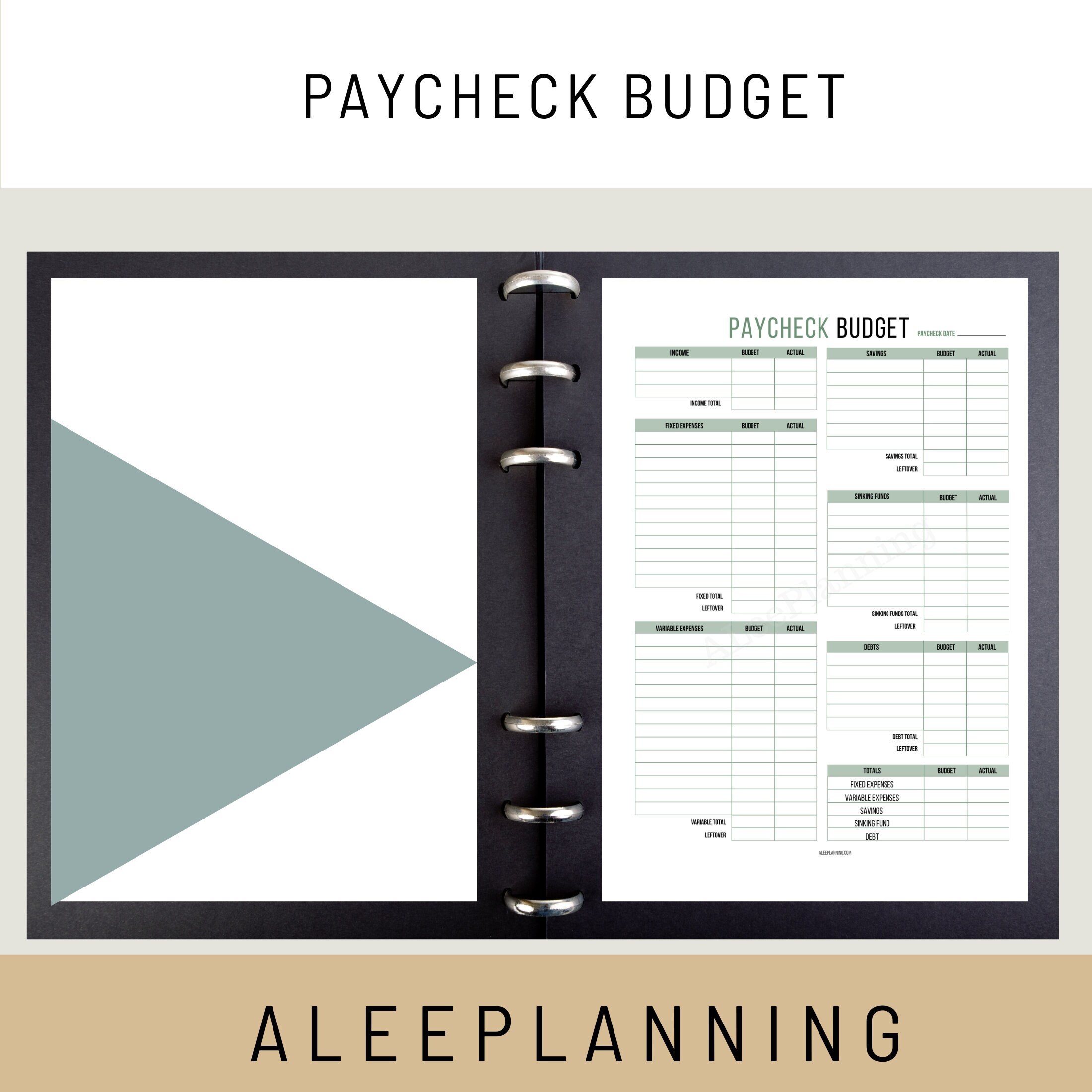 Paycheck Budget Printable Budget Sheet Printable Budget Personal Budget ...