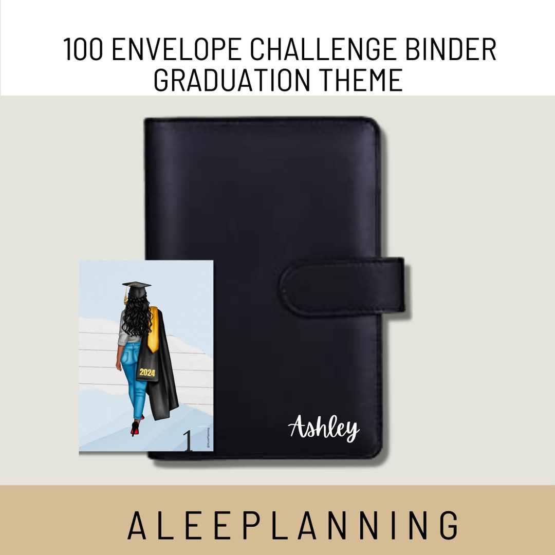 100 Envelope Savings Challenge Graduation Savings 5050 2025 Grad Gift ...