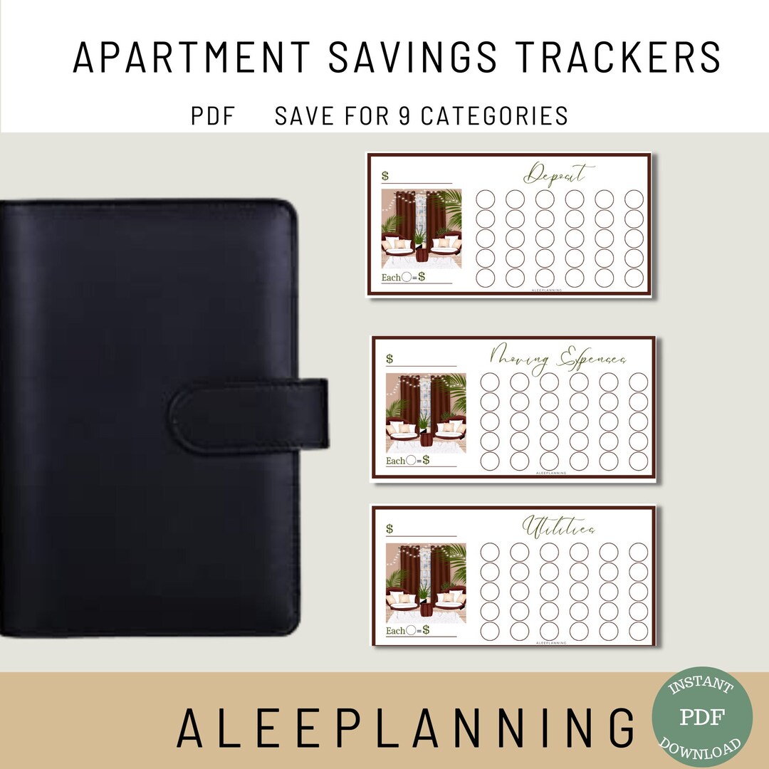 New Apartment | Apartment Savings Tracker | Apartment Downpayment| Rent ...