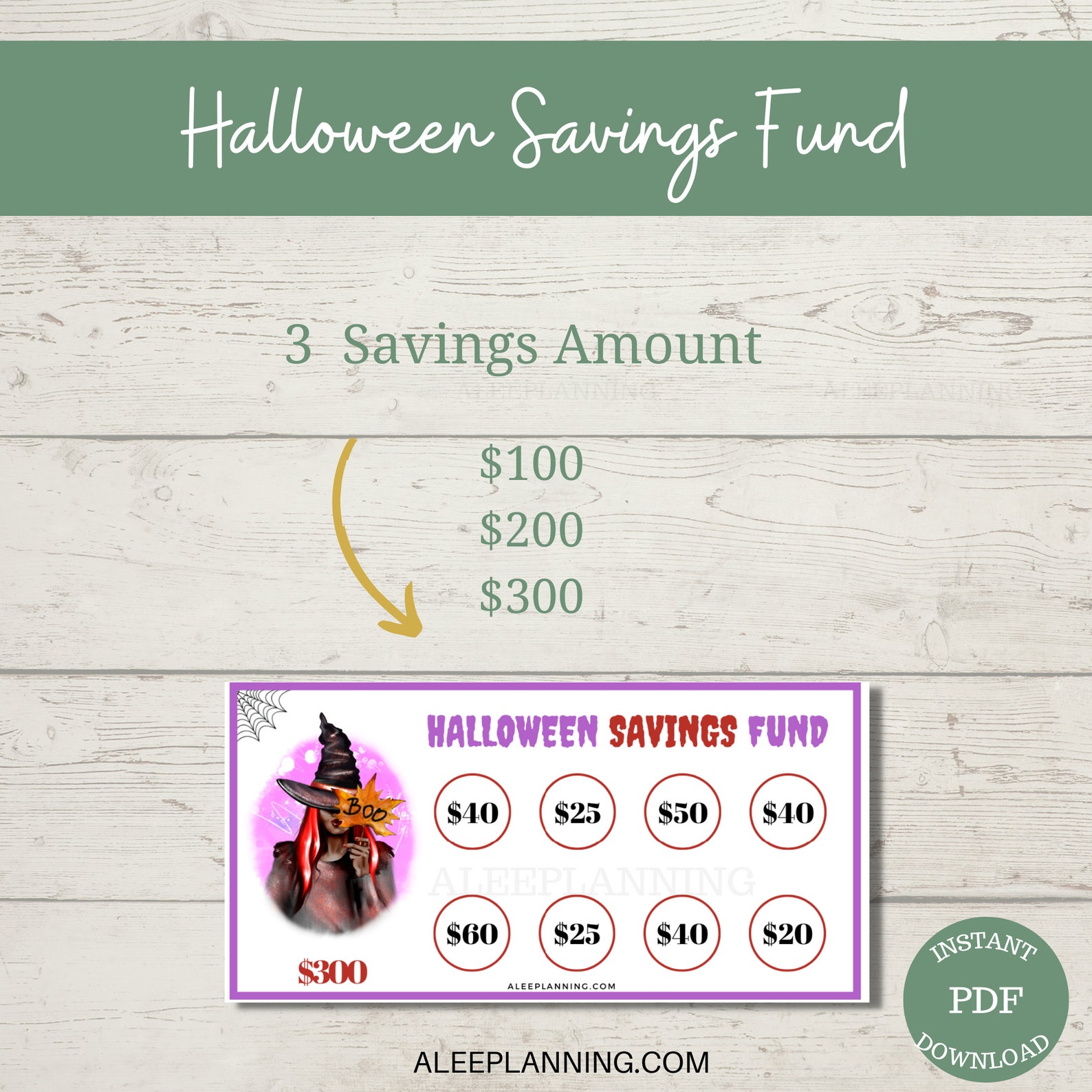Halloween Mini Savings Challenge Printable Halloween Savings - Etsy