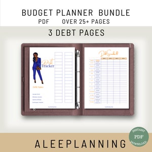 Budget Planner Printable Financial Planner PDF Budget Worksheet Budget ...