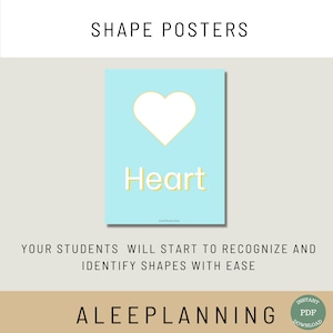 Shape Poster for Preschoolers| Blue Shape Poster|preschool Shapes ...