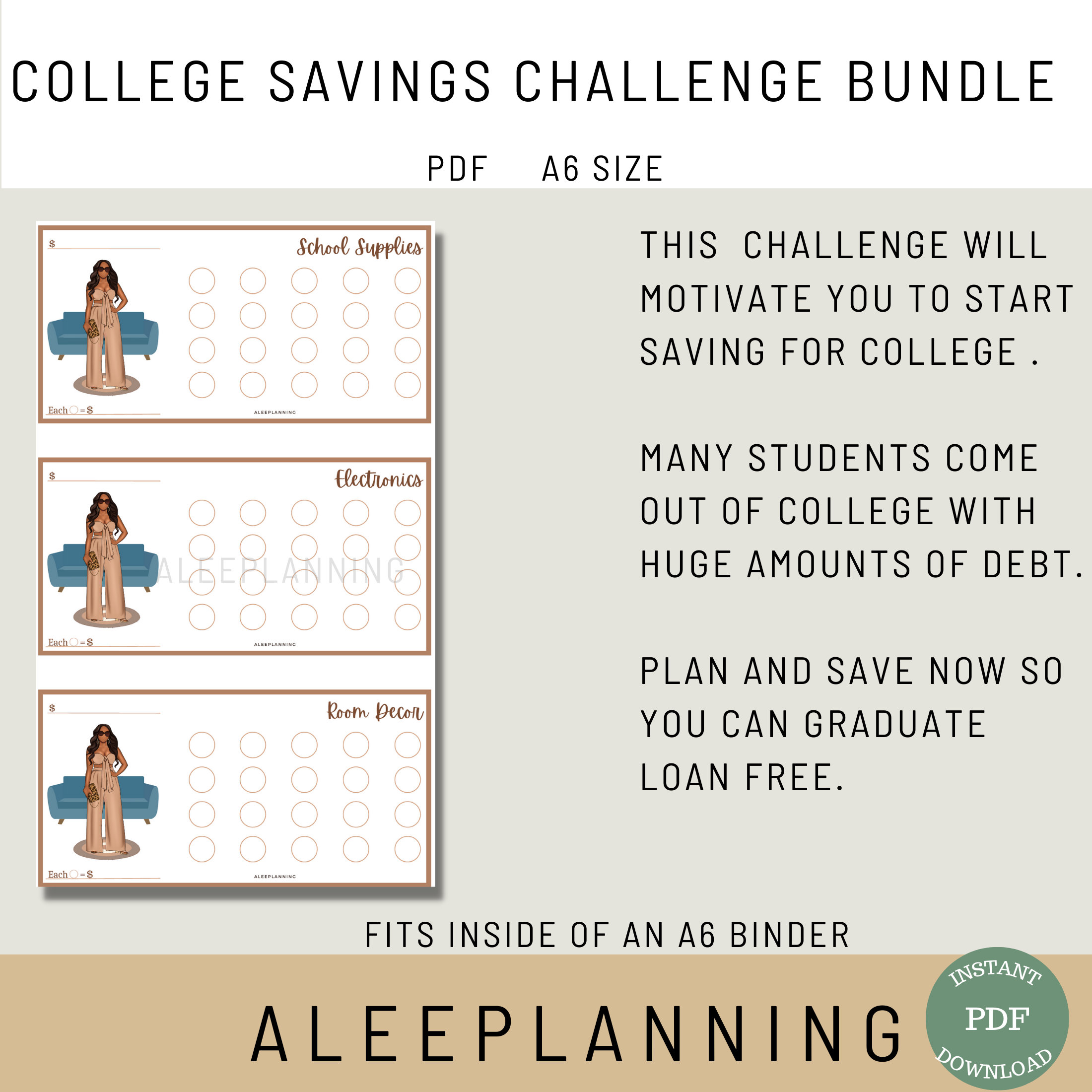 College Fund Tracker College Savings Challenge Education Savings ...