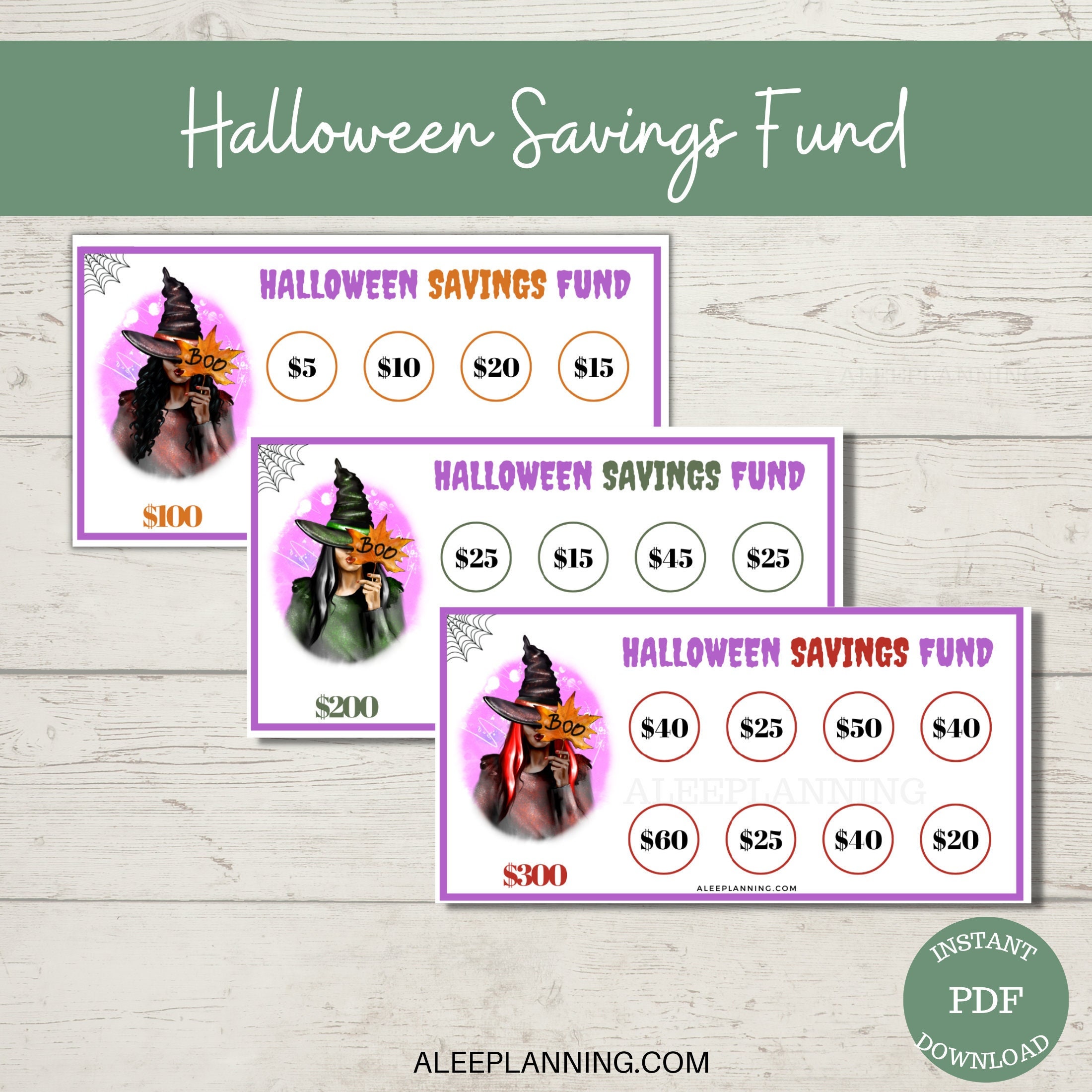 Halloween Mini Savings Challenge Printable Halloween Savings - Etsy