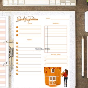 Fall Daily Planner Bundle Printable | Daily Organizer - Etsy