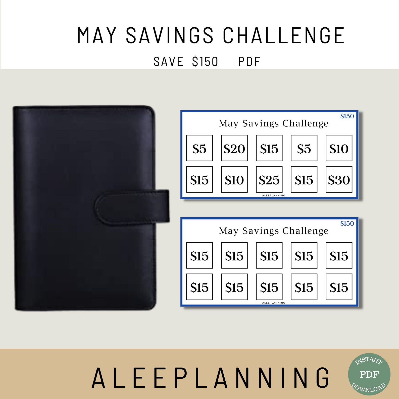 May Savings Challenge|may Savings Goal|spring Savings|may No Spend ...