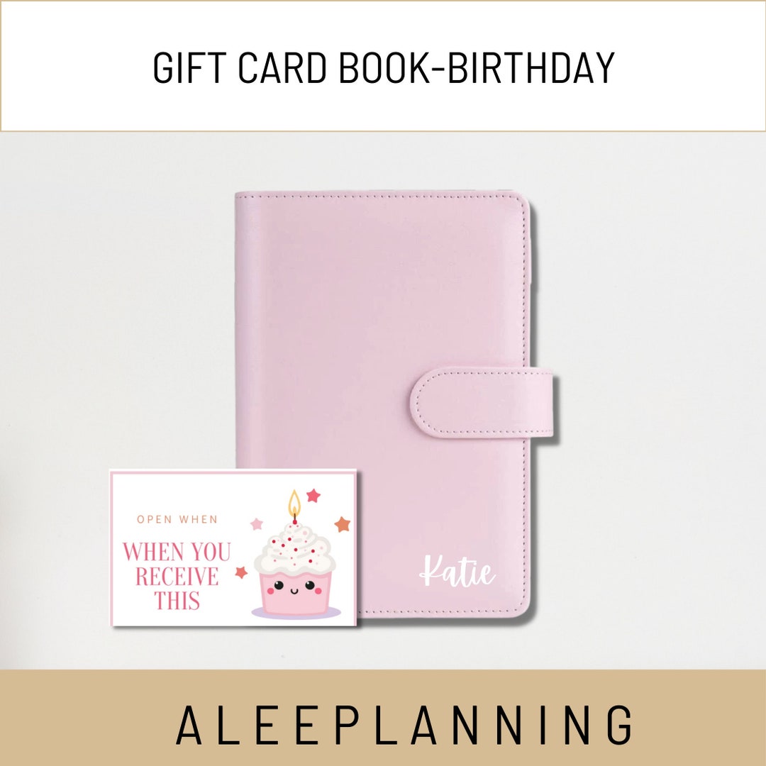 Gift Card Album Birthday Birthday Gift Gift Card Book Multiple Gift ...