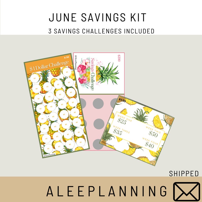 June Savings Kit Savings Tropical Savings Pineapple Monthly Savings ...