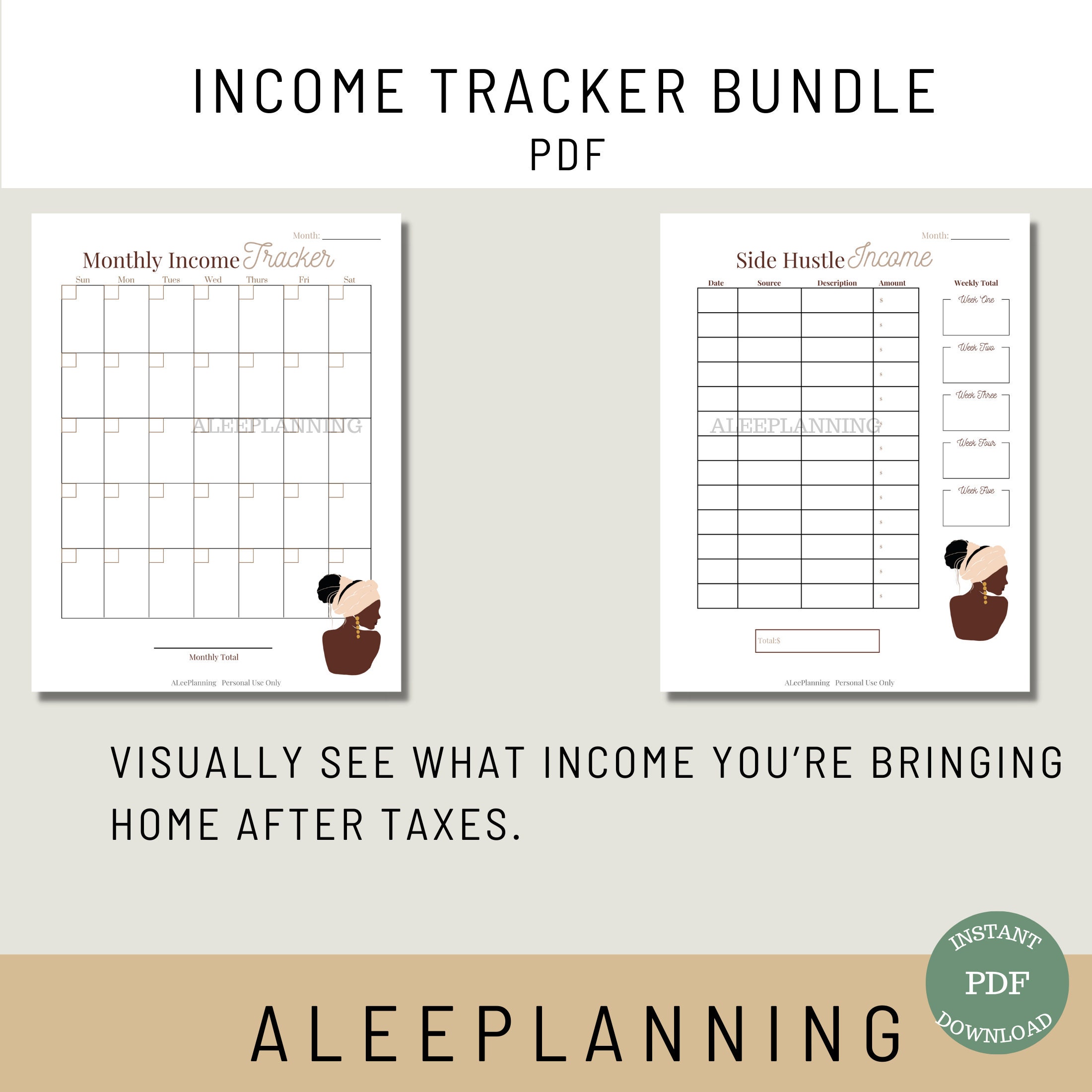 Income Log Income Sheet Passive Income Income Tracker Self - Etsy
