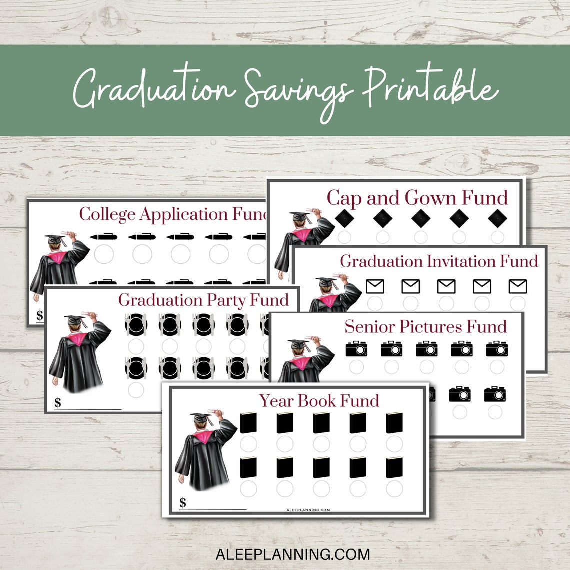 Graduation Savings Funda6 Graduation Tracker Printable - Etsy