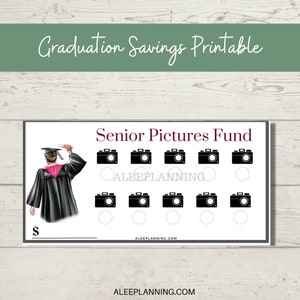 Graduation Savings Fund|a6 | Graduation Tracker | Printable| Senior ...