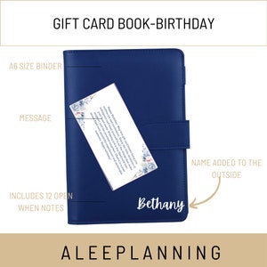 Gift Card Album Birthday Birthday Gift Gift Card Book Multiple Gift ...