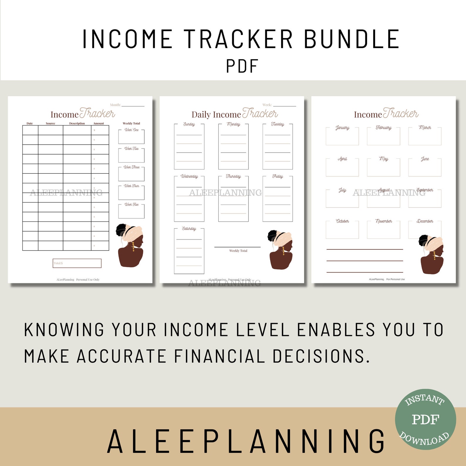 Income Log Income Sheet Passive Income Income Tracker Self - Etsy