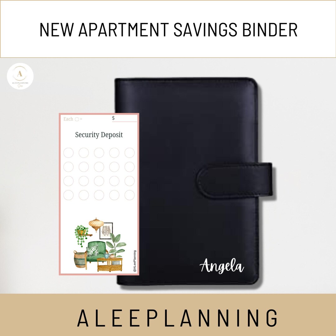 Apartment Savings Binder: A6 Budget, Rent & Moving Fund - Etsy