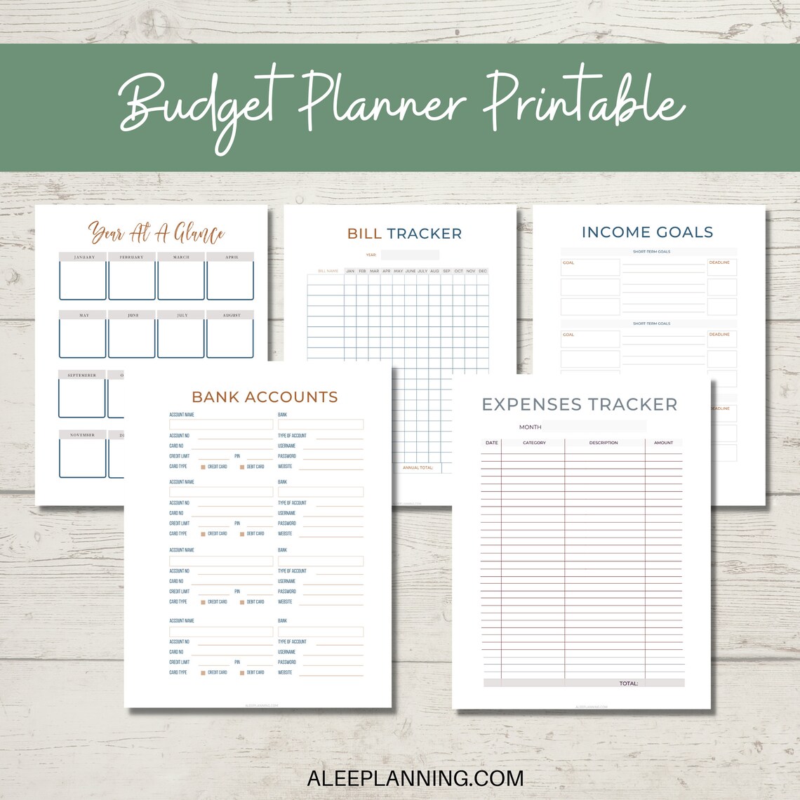 Fall Budget Binder Printable Fall Budget Planner Fall - Etsy