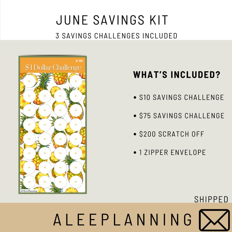 June Savings Kit Savings Tropical Savings Pineapple Monthly Savings ...