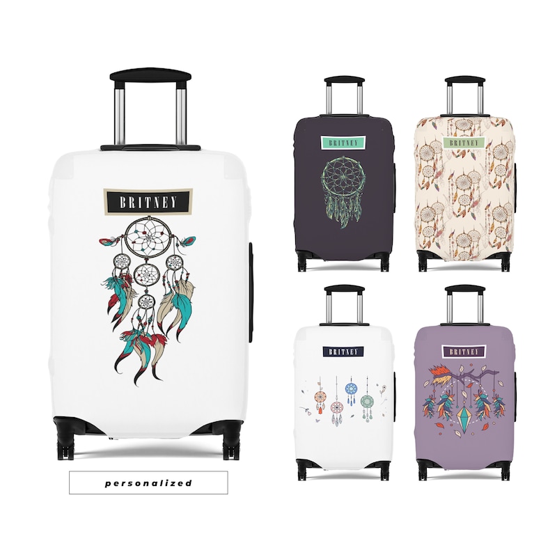 Custom Printed Suitcase Cover - Etsy