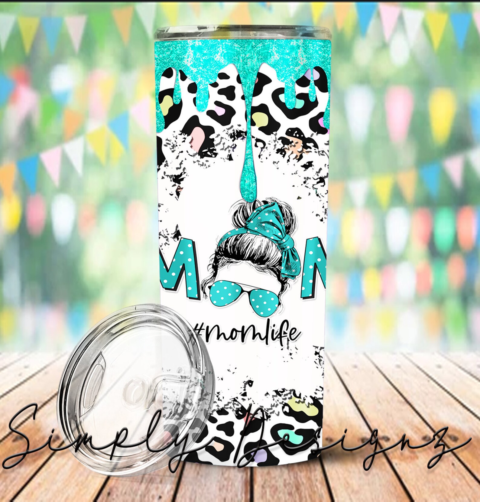 Mom Life Tumbler Wrap Straight Tapered Png Sublimation Etsy