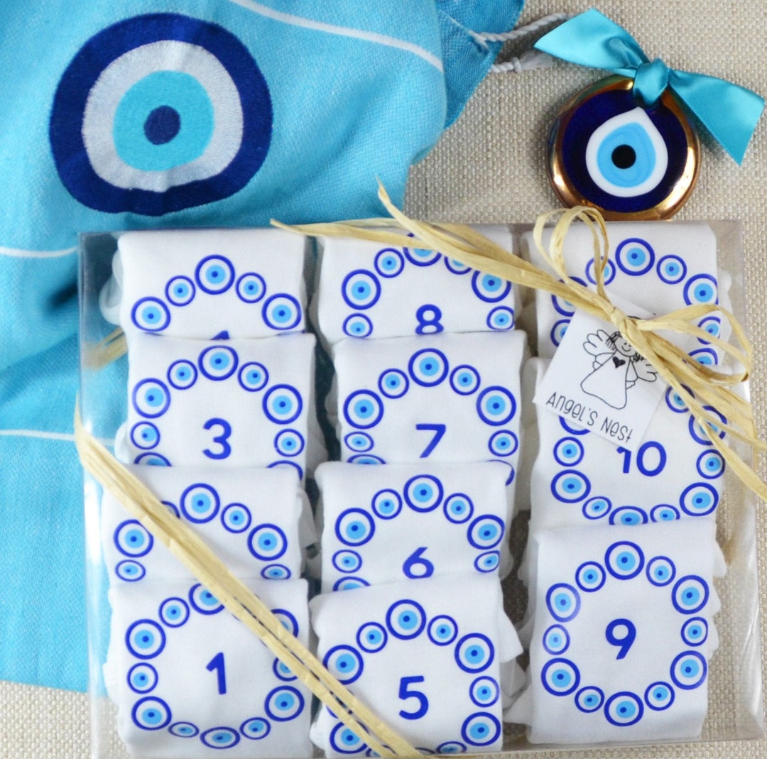 Lucky Blue Eyes Milestone Set - Etsy