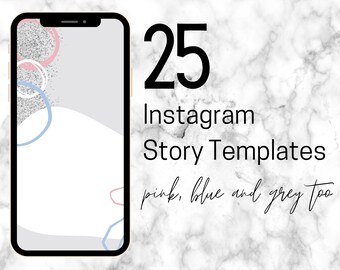 Marble & Gold Instagram Stories Templates | High Res | Social Media ...