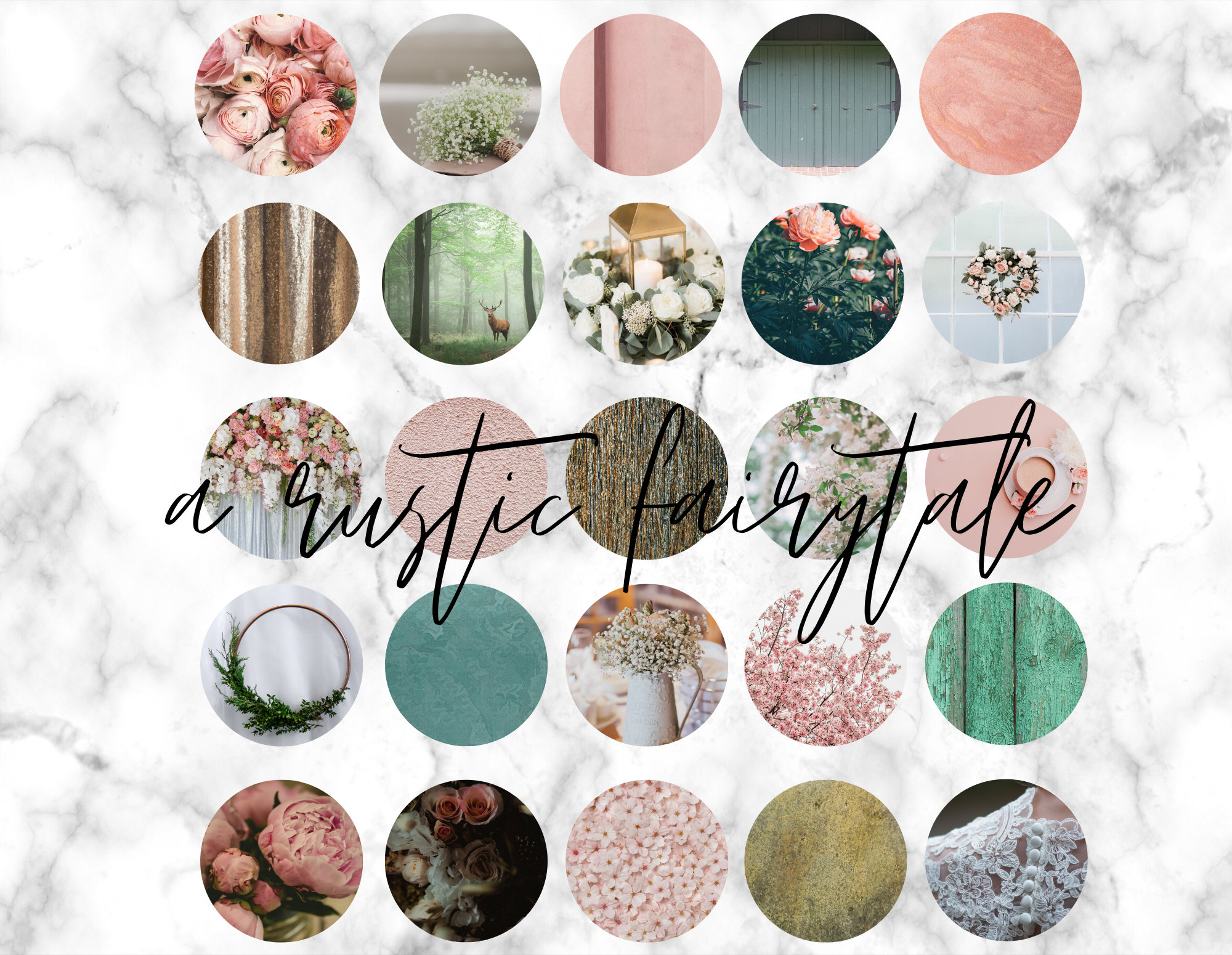 25 Rustic Pink Fairytale Instagram Theme Highlight Covers | Social ...