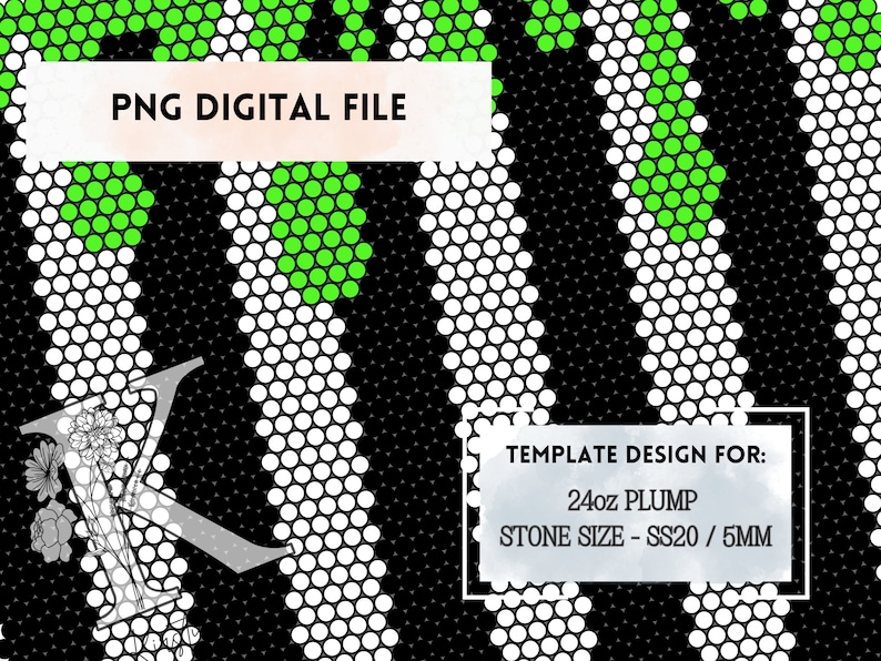 Oozing Striped Rhinestone Template, Stripes Tumbler, Neon Tumbler ...