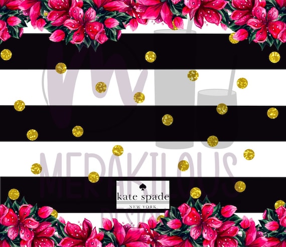 Seamless Kate Spade Inspired Instant DIGITAL DOWNLOAD 20oz - Etsy