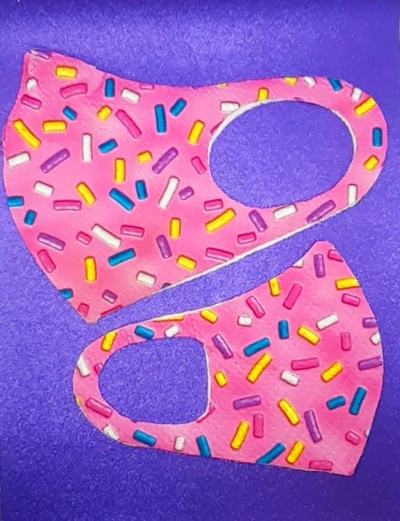 Cupcake Sprinkles Adult and Youth Face Mask | Etsy
